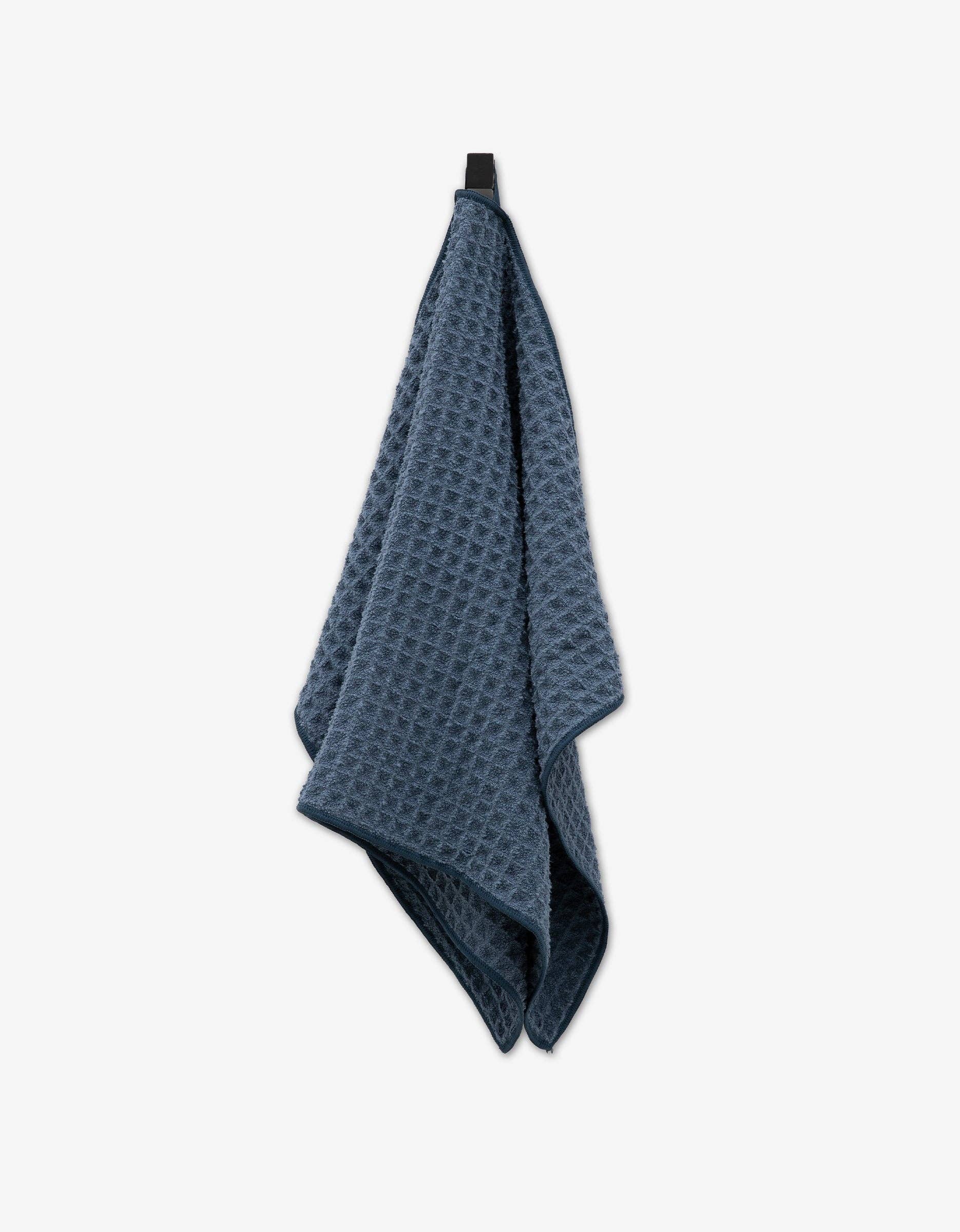 Midnight Blue Waffle Hand Towel – Lost in the Forrest